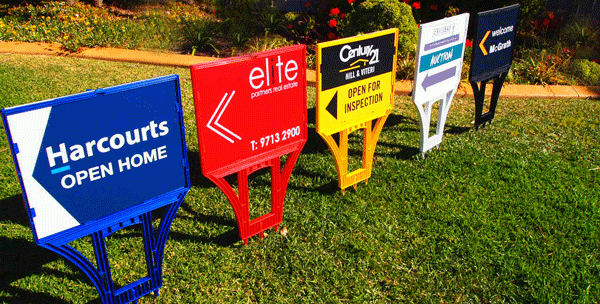 Pointer Signs for Real Estate Agents - Plastic Signholders - Real ...